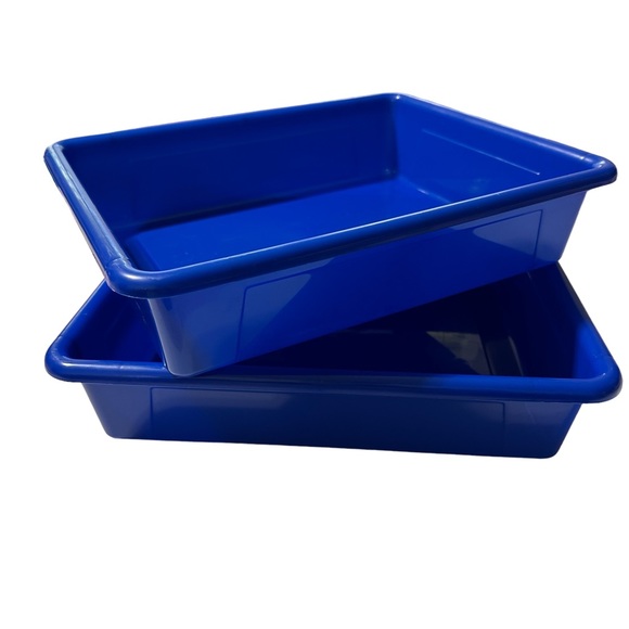 Storex | Office | Storex Bl Letter Sz Flat Storage Trays Organizer For ...